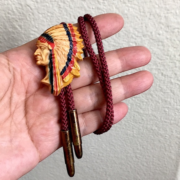Vintage | Jewelry | Vtg Indian Bolo Necklace | Poshmark